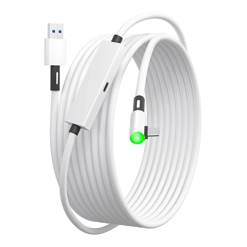 Кабель VR Link для быстрой зарядки Кабель VR Link типа A к C для Oculus Quest 3S 3 2/PICO Neo 3/PICO 4 VR Аксессуары