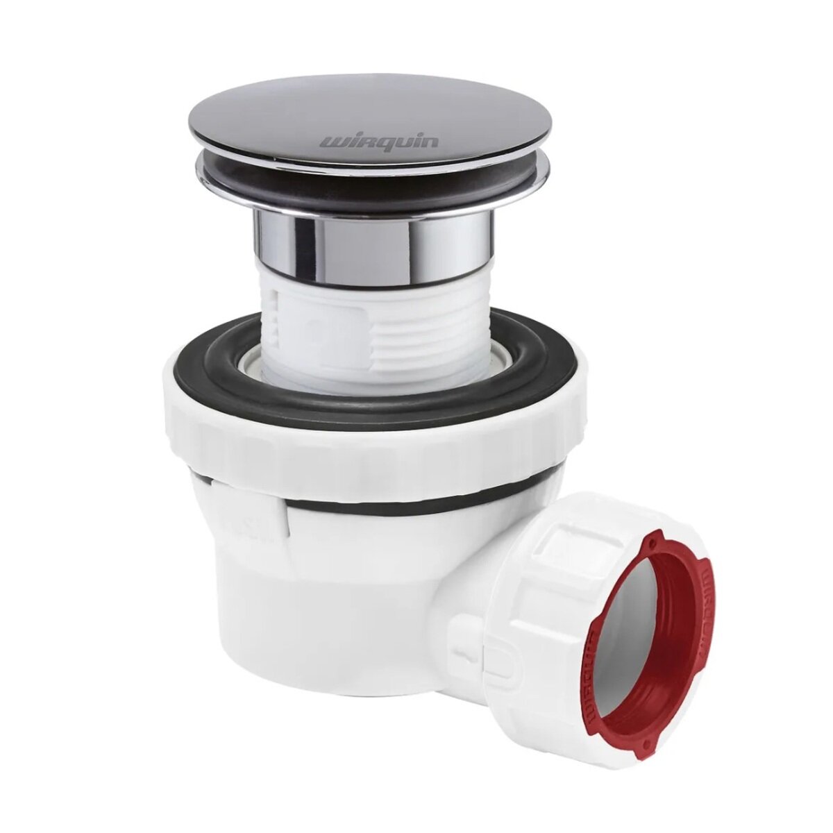 Сифон для раковины NANO 6.7 WIRQUIN с возможностью прочистки сверху сухой затвор выход 32 мм