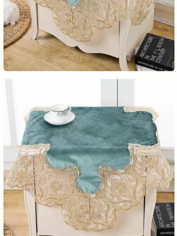 Скатерть Велюр искусственный 90x90см
