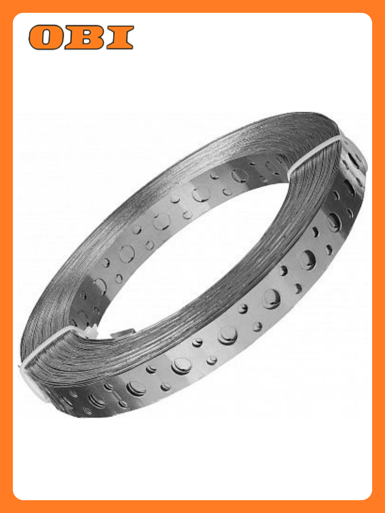 Лента перфорированная Tech-KREP, оцинкованная сталь, 12x0,7 мм, 25 м