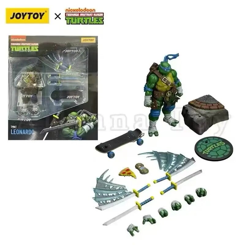JOYTOY TMNT Леонардо 1/18 Фигурка Черепашек-ниндзя
