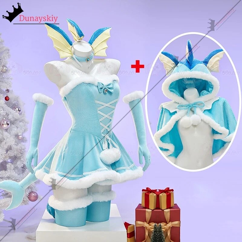 Косплей костюм монстра динозавра для женщин Светло-голубой, Л, C2A2