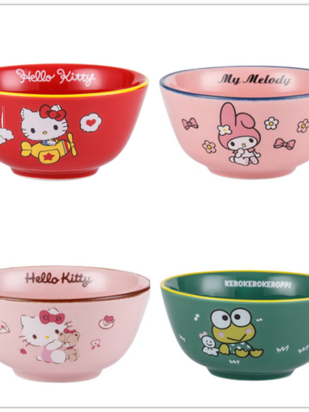 Подлинная керамическая тарелка Sanrio с официальным логотипом, качественная посуда для детей в повседневном