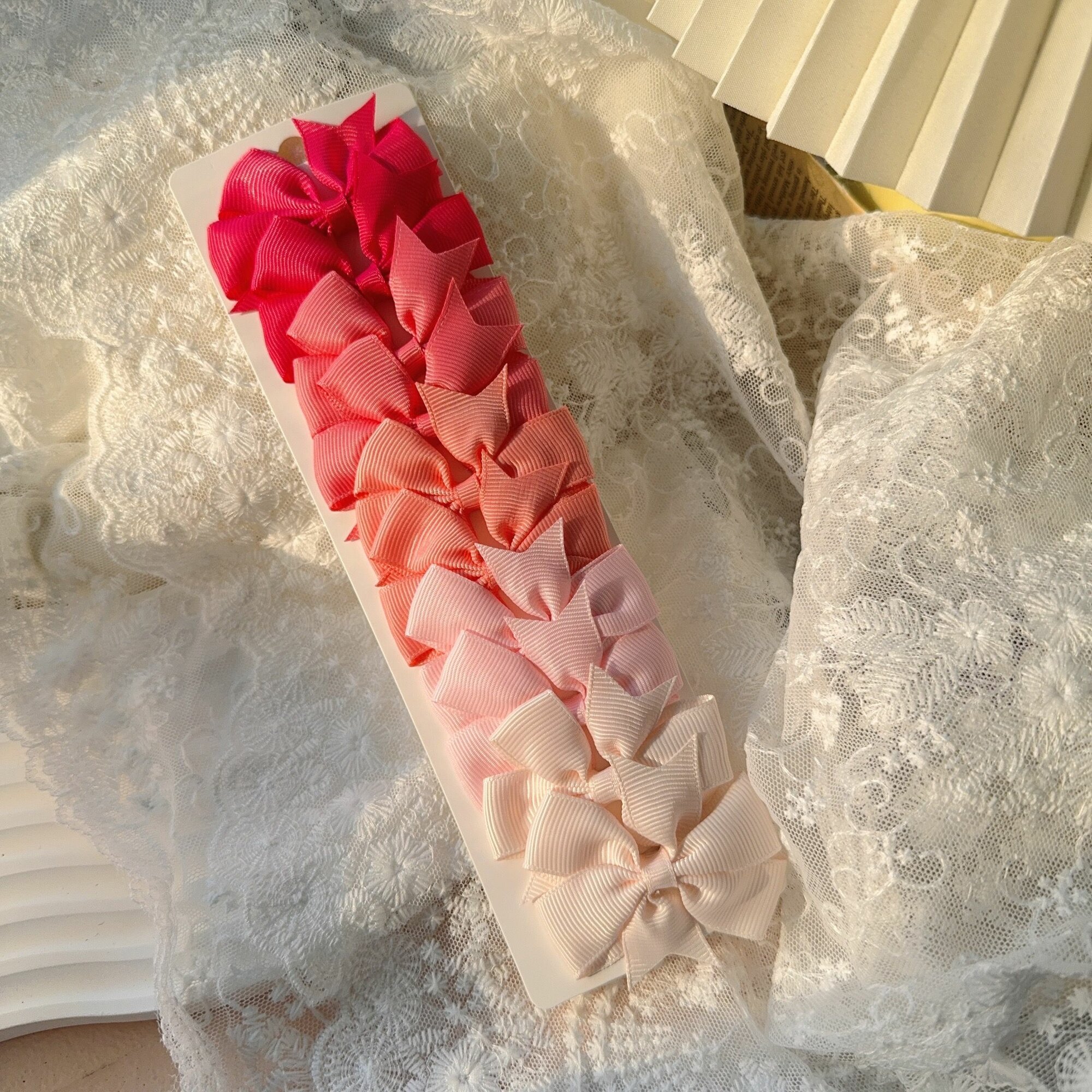 Заколки бантики для волос для девочек, набор заколок для волос 10 штук