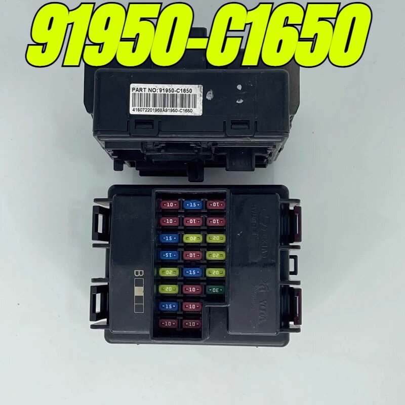 (Совершенно новый оригинал) 1 шт./лот, 100% оригинальное реле: 91950-C1650, автомобильный блок предохранителей