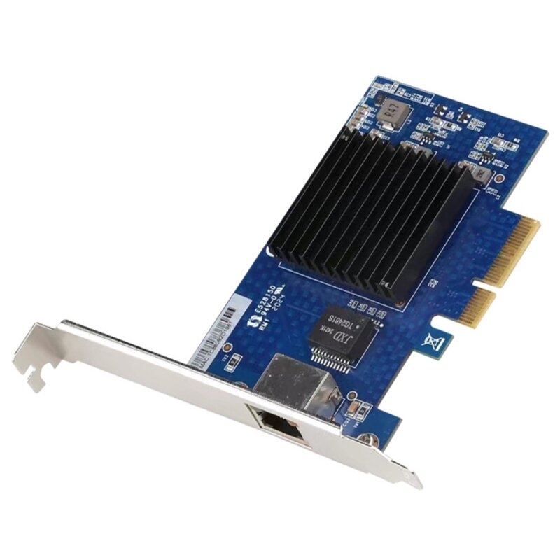 Быстрая скорость сетевая карта 10Gb PCIe, адаптер Ethernet с одним портом RJ45 для настольного компьютера или сервера
