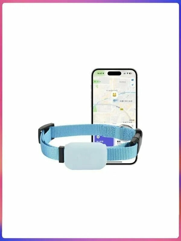 GPS ошейник для кошек и собак без SIM, без зарядки, трекер для животных с приложением