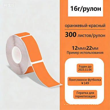 Бумага для термопечати Yakole, для мини-принтеров, самоклеящаяся 3 шт.