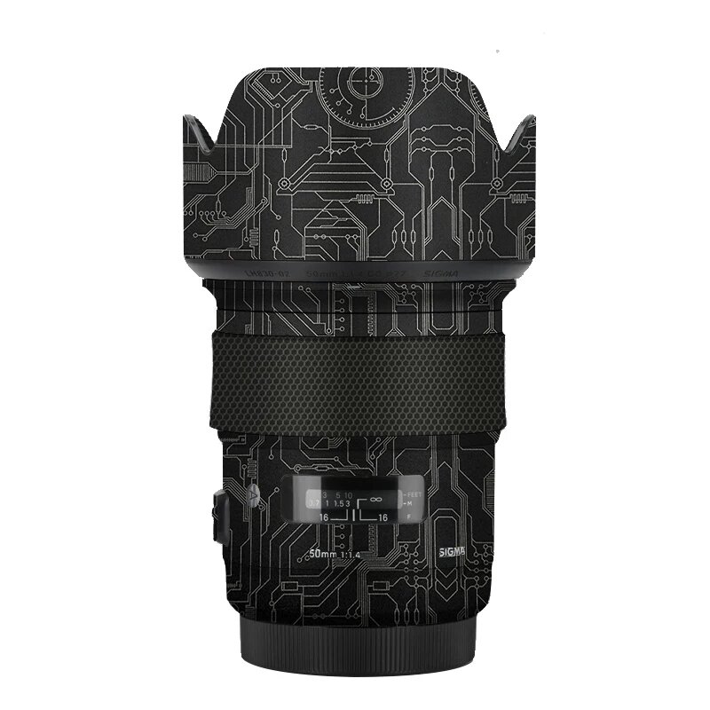 Сигма 50мм f/1.4 Art объектив для Canon EF Mount, темно-золотой с цепями - уникальная металлическая отделка,