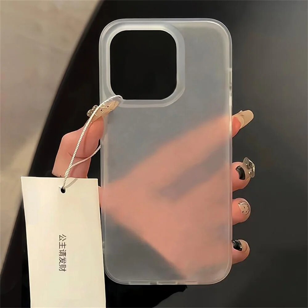 Белый матовый чехол для iPhone 12 mini