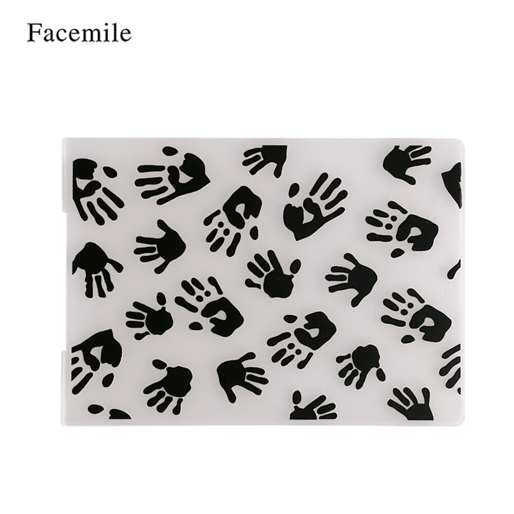 1PCS Пластиковый Шаблон Текстурный Эмбоссирующий Папка Декоративная Рамка для Скрапбукинга Альбомов Фотографий Бумажных Карточек Ремесла Свадебных Украшений Стиль 8 Размер 14.8*10.5*2cm Вес 35g