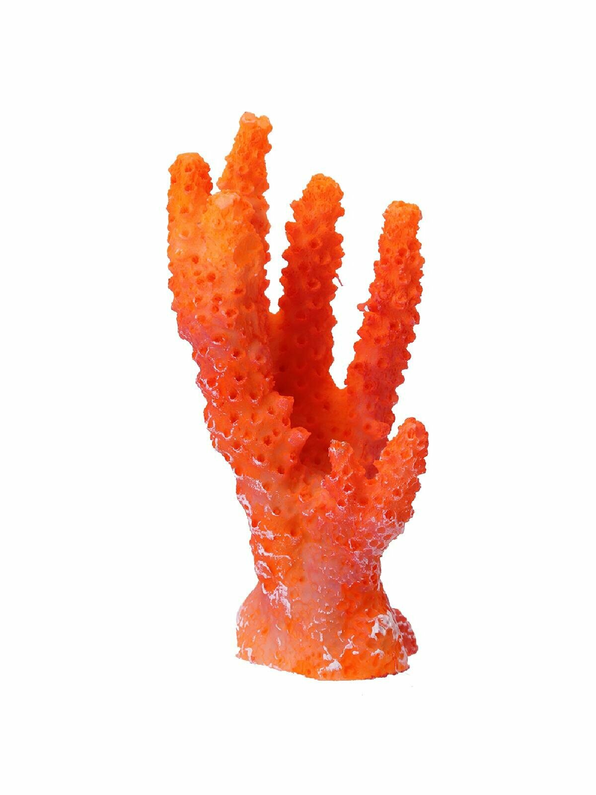Искусственный оранжевый водный коралл для украшения рыбок для аквариума Офис Hou