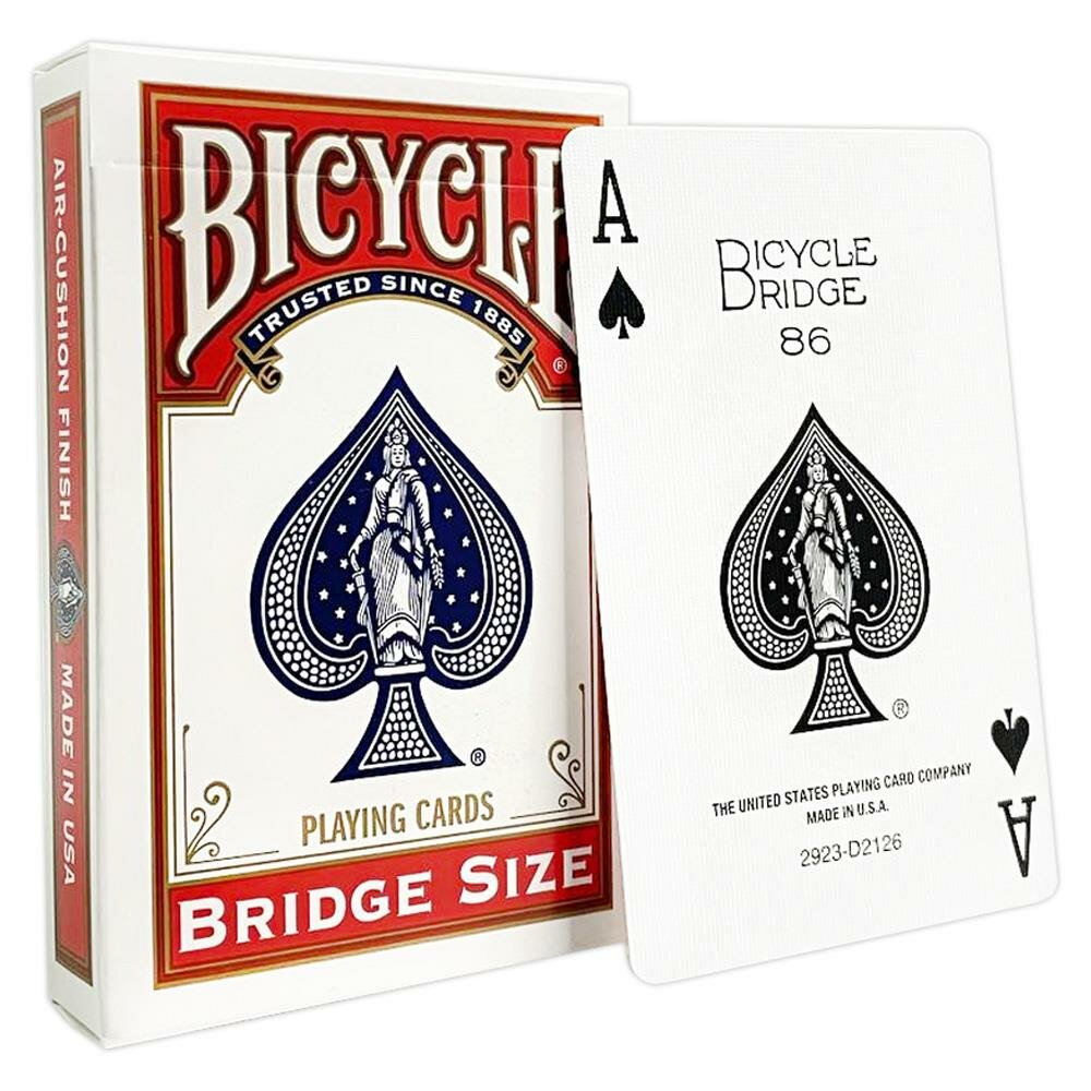 Карты игральные "Bicycle Rider Back Bridge Size red" 62285 Bicycle