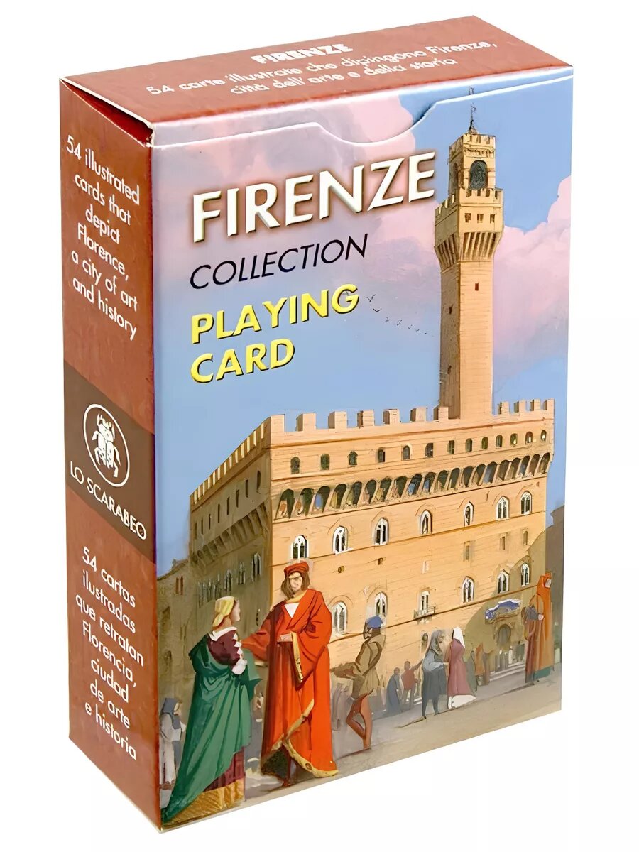 Игральные карты "Florence Playing Cards" 61918 Lo Scarabeo, Италия.