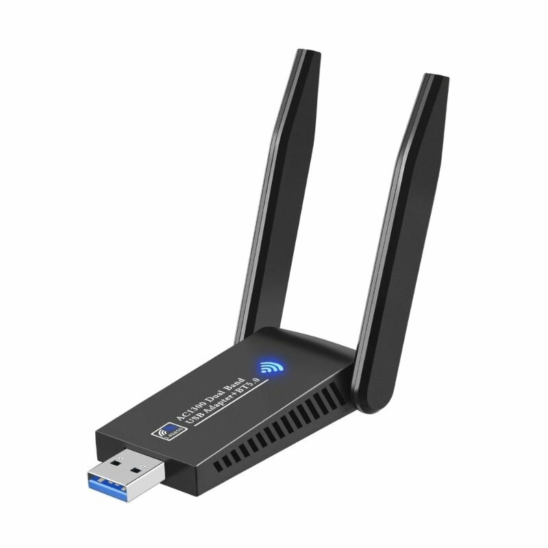 Беспроводная сетевая карта приемника Bluetooth 5.0 со скоростью 1300 Мбит/с