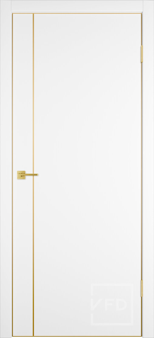 URBAN 1V EMALEX ICE 4x4 GE 900*2000 ((золотой молдинг) (запил под замок) (дверное полотно)