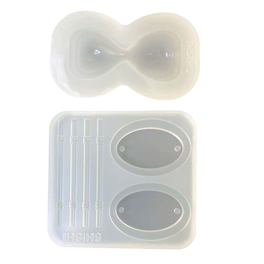 Набор силиконовых форм из 2 предметов для изготовления ювелирных изделий и предметов домашнего декора