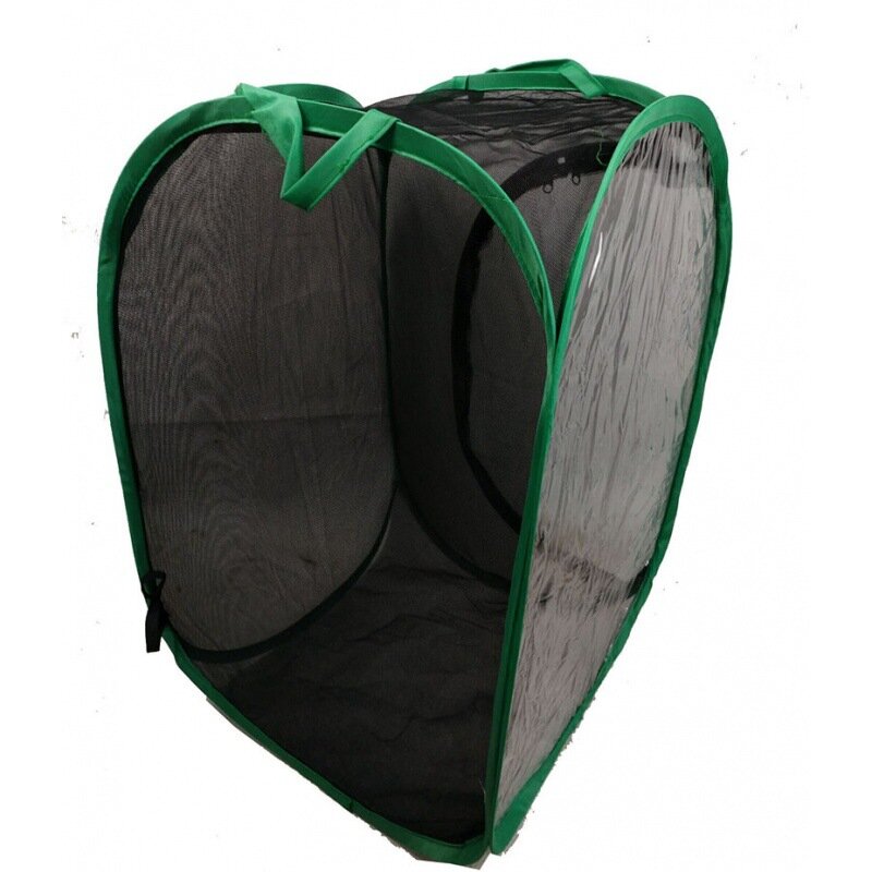 Большая складная клетка для домашних животных, клетка из ПВХ для бабочек, теплица для выращивания растений, сетка для насекомых, клетка для разведения рептилий