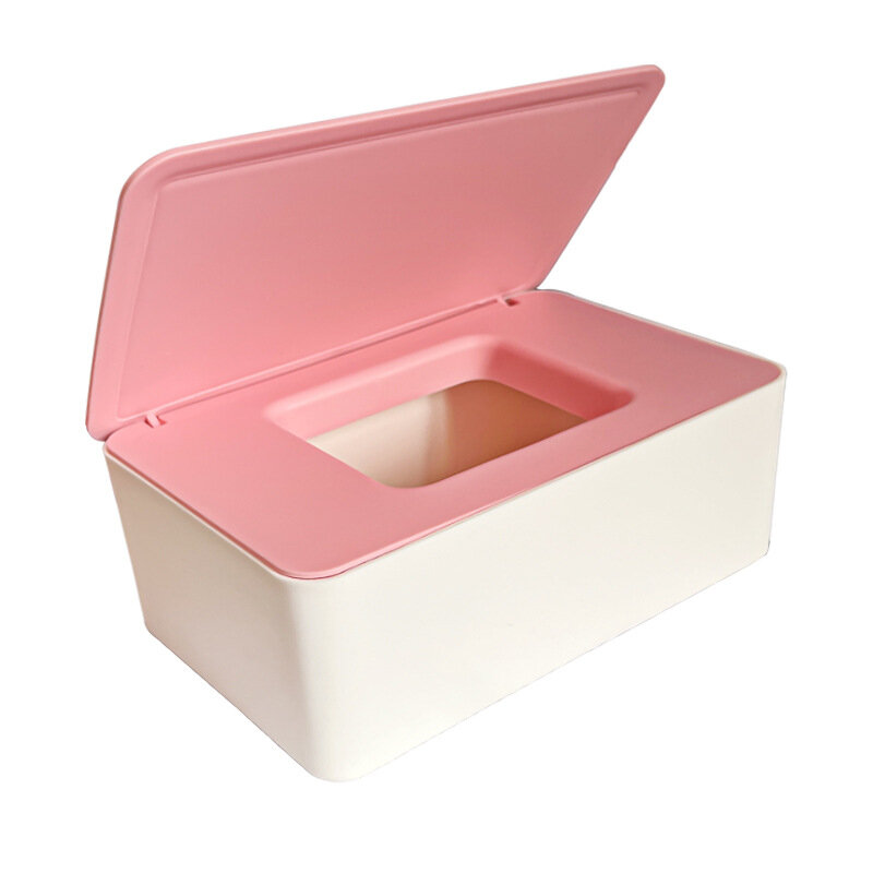 Коробка для хранения салфеток, большая емкость, коробка для влажных салфеток, герметичная с крышкой, коробка для салфеток для влажных салфеток в гостиной