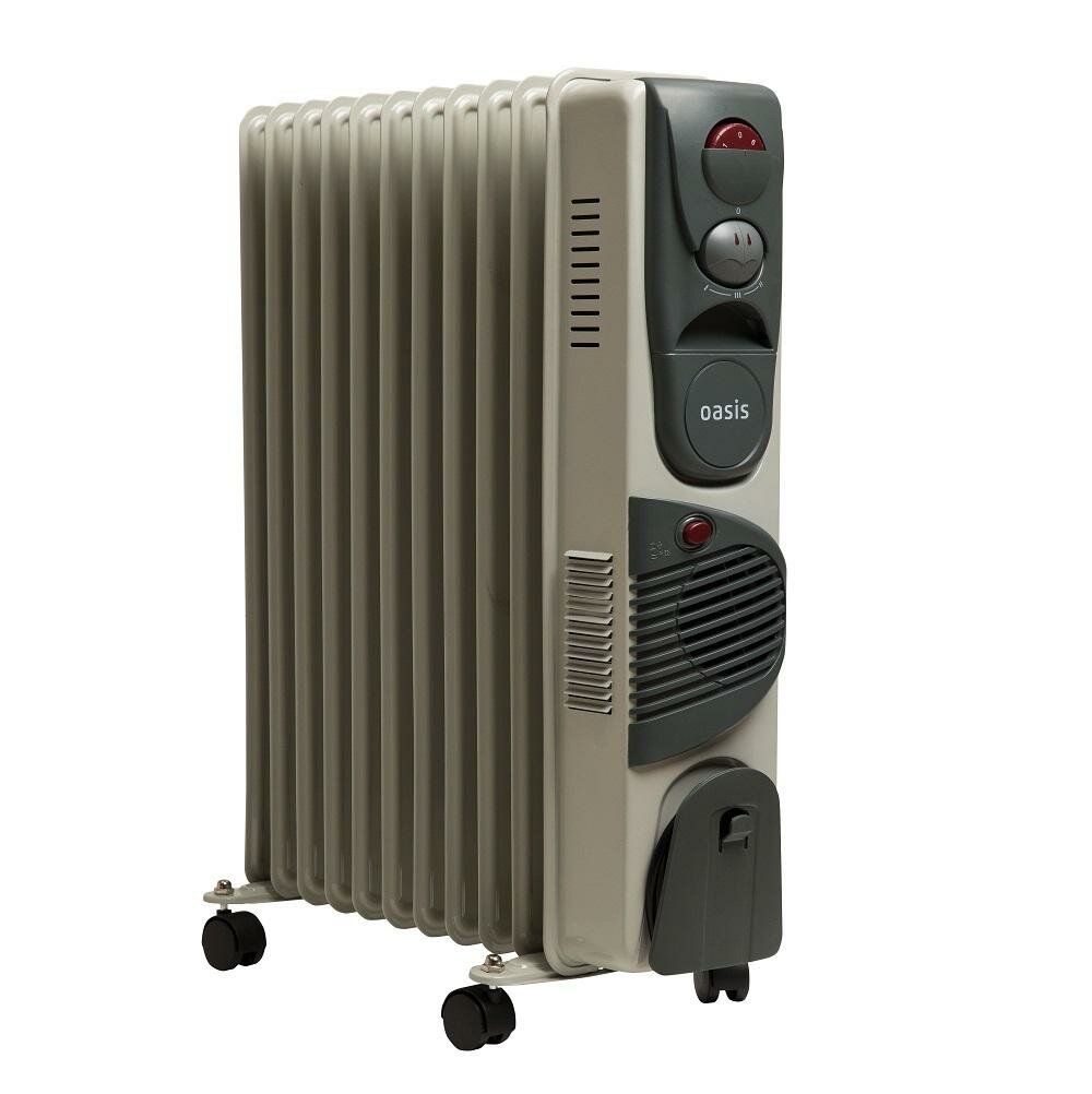 Радиатор масляный 2500ВТ 11 СЕК. Тепловент 400ВТ 3 РЕЖ (1000 2500) термостат обогрев 25М2 OASIS