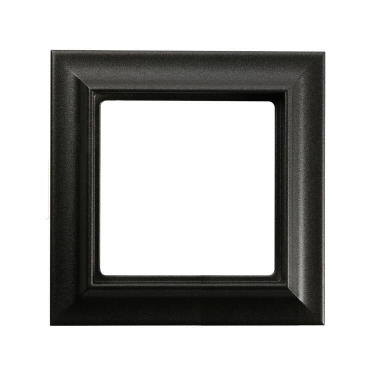 Рамка Eco Profi Standart Jung 1 пост вертикальная горизонтальная пластмасса антрацит матовый ECO profi