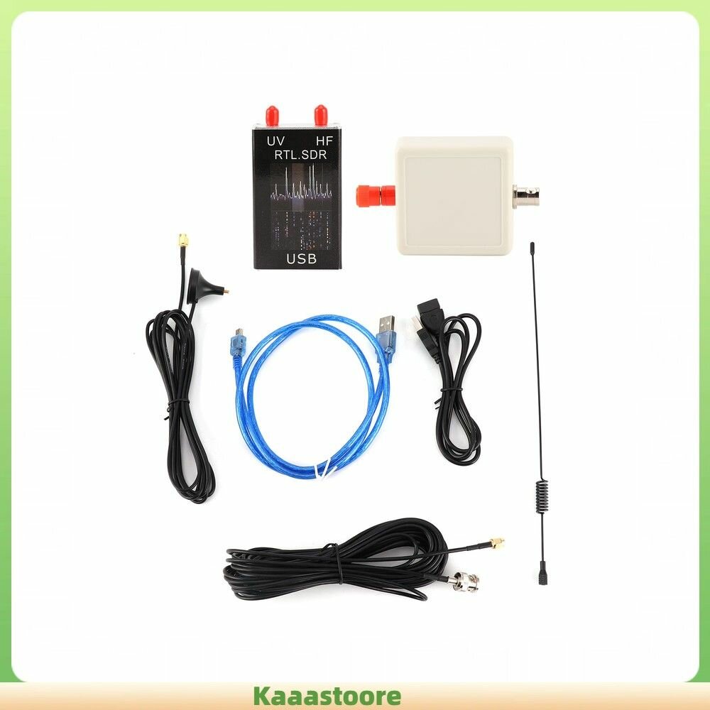 SDR приемник RTLSDR, полнодиапазонный 100 кГц-1766 МГц, для КВ/авиации