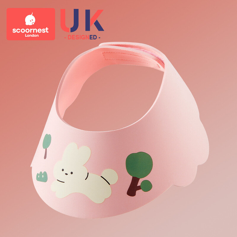 Шапочка для мытья головы Kechao для детей, водонепроницаемая шапка, артефакт для купания младенцев, защита ушей от воды, наклейка для детей, шапочка для душа