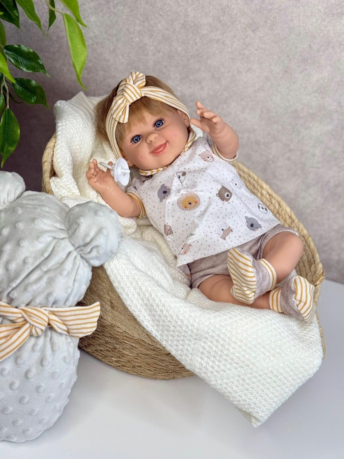 Кукла для девочки 45 см Рози мягконабивная (M1168K)