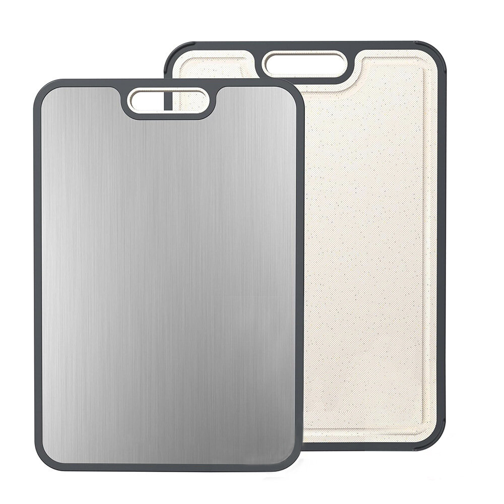 Горячая продажа разделочной доски из чистого титана, устойчивой к плесени и антибактериальной, двусторонней разделочной доски из чистого титана, домашней разделочной доски из пшеничной соломы, доски для нарезки овощей