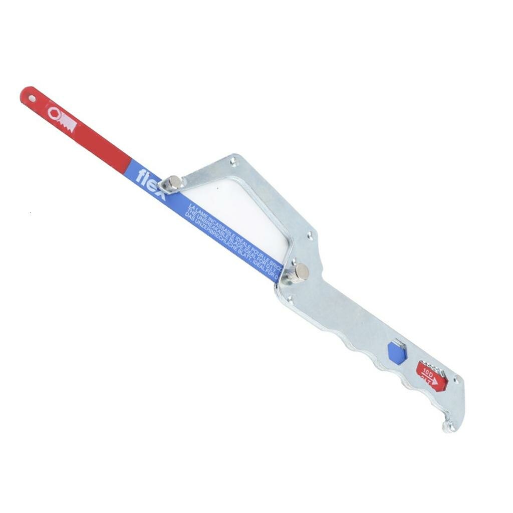 Стальная ножовка с удобной рукояткой и шестигранным ключом