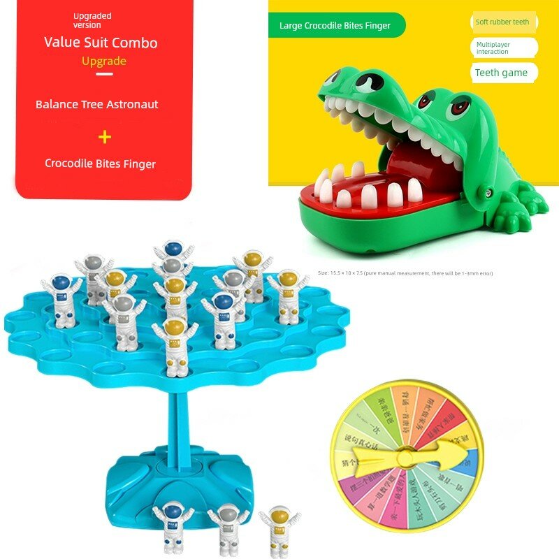 Детская развивающая игра-балансир «Космонавт» (аналог «Джэнга») с кроликом, настольная игра для отдыха, интерактивная