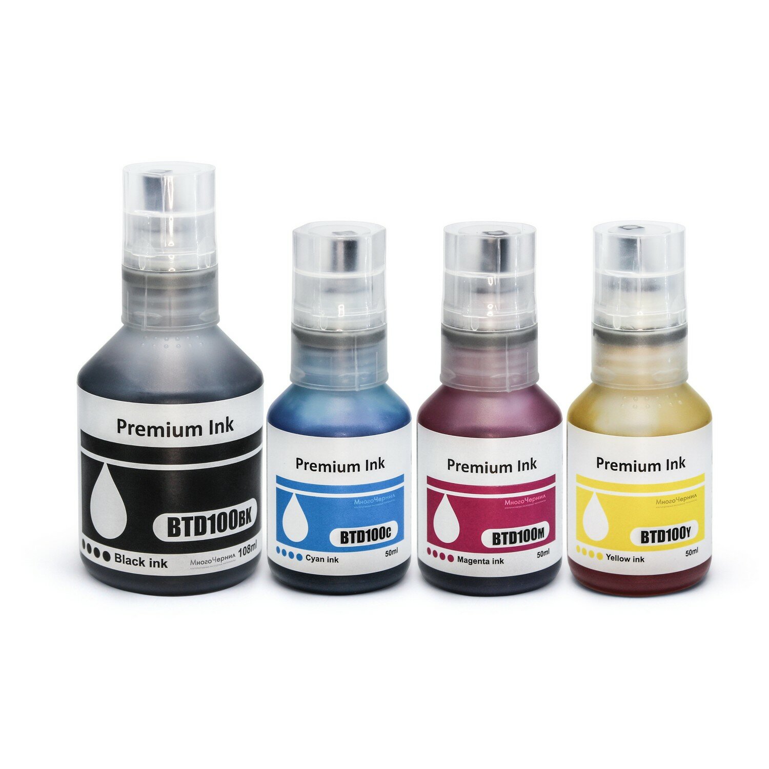 Чернила для Brother DCP-T430W, DCP-T730DW, DCP-T436W, DCP-T530DW, DCP-T835DW, DCP-T435W, DCP-T236, (совм. BTD100) InkTro