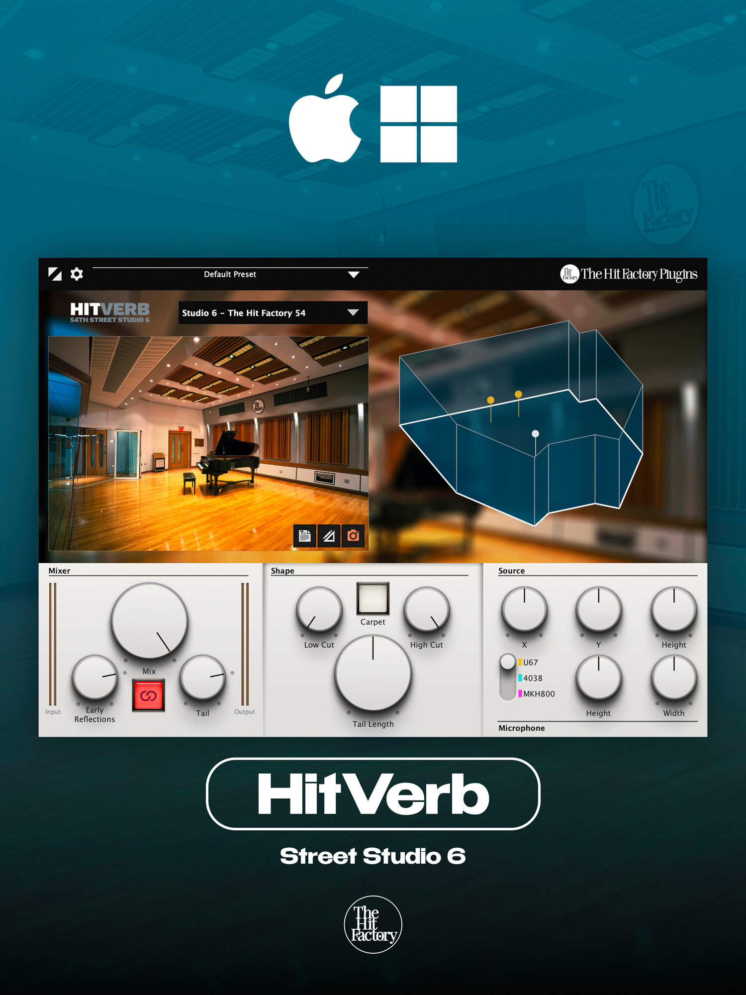 HitVerb 54th Street Studio 6 (лицензионный ключ) для ПК, macOS & Windows