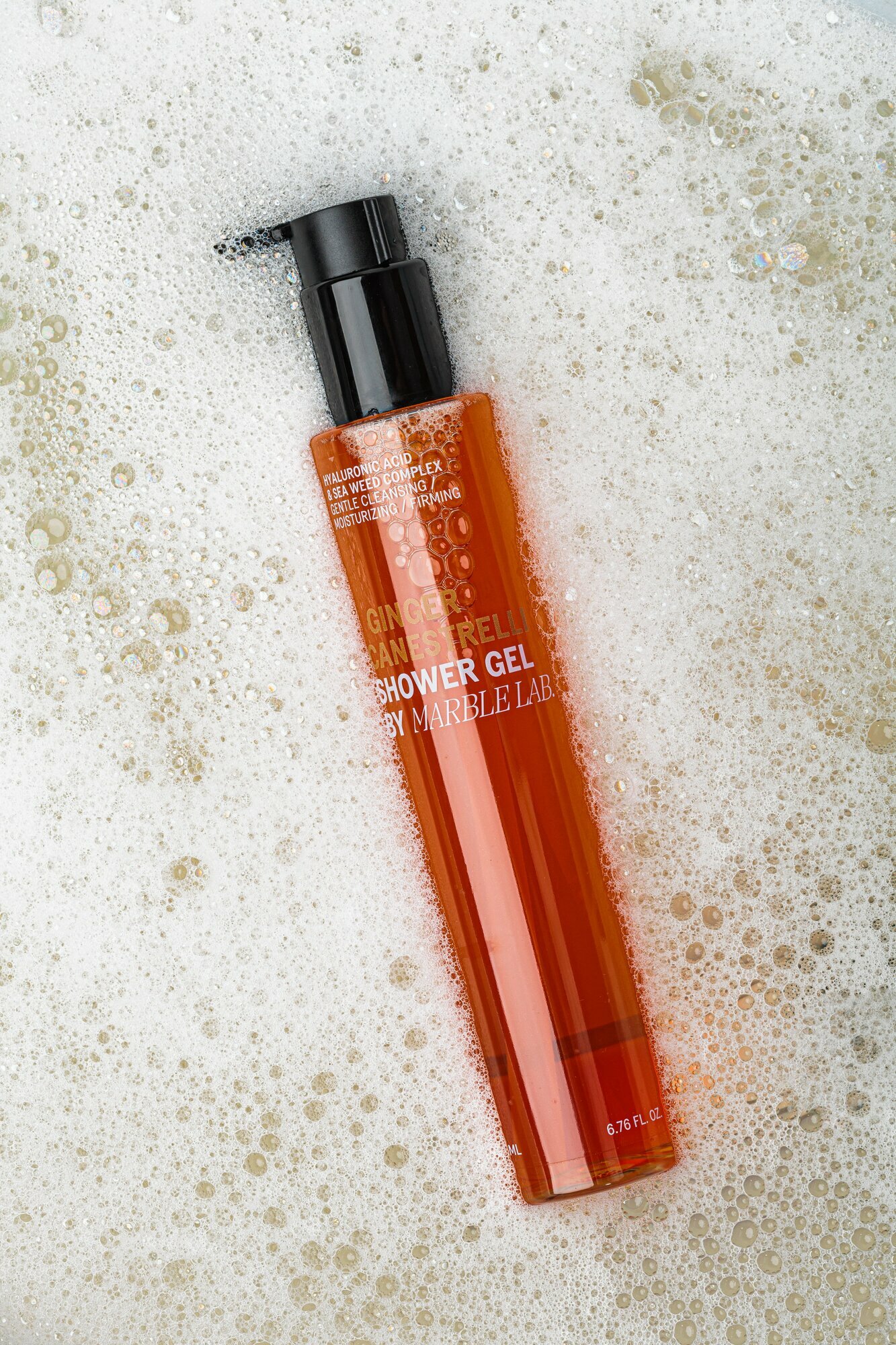 Гель для душа Marble Lab "Имбирное печенье" увлажняющий, 200 мл