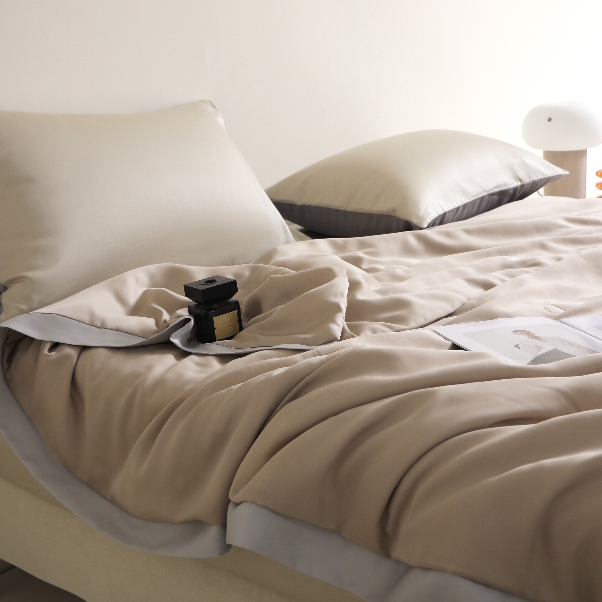 20% шелка тутового дерева, 100 штук, LF Lenzing Tencel, летний комплект из четырех предметов, прохладное летнее одеяло, летнее ледяное шелковое одеяло для кондиционера, стираемое