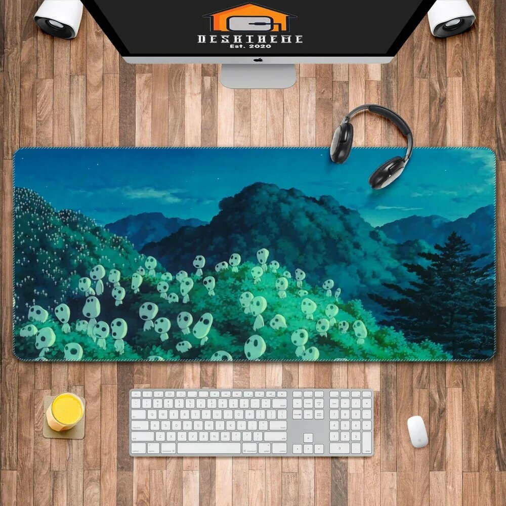 DeskTheme Коврик для мышки, XXL, синий, зеленый