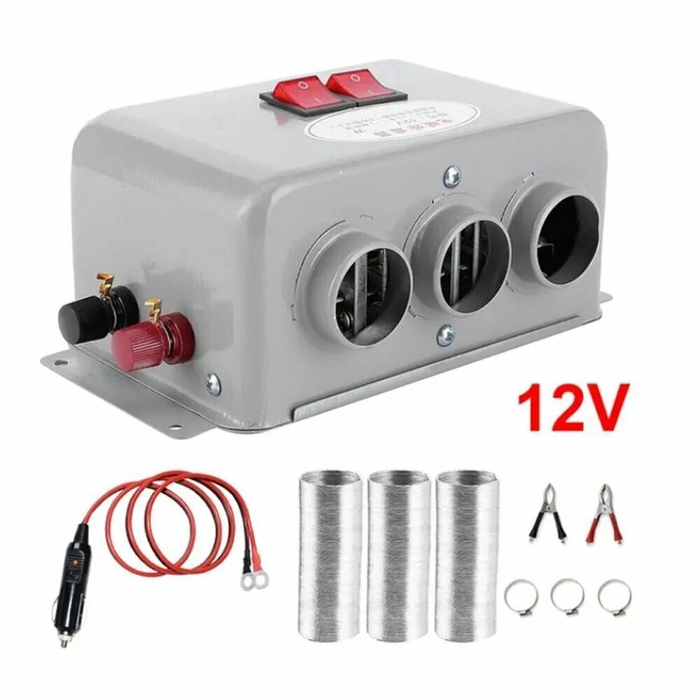 Обогреватель автомобильный 12/24в/ Отопитель салона Тепловентилятор