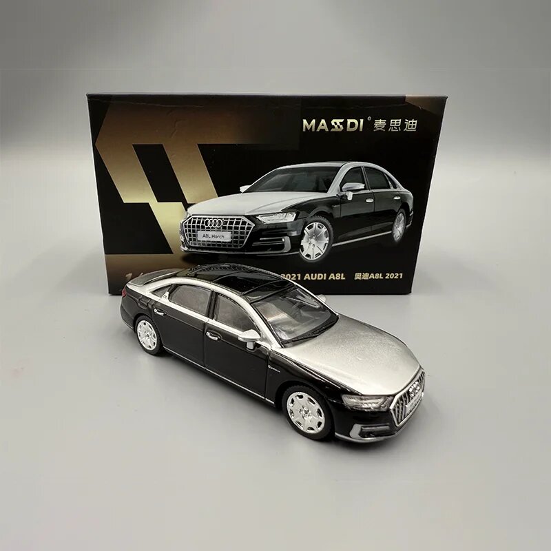 Masdi 1:64 Audi A8l Horch 2021 металлическая модель автомобиля Horch
