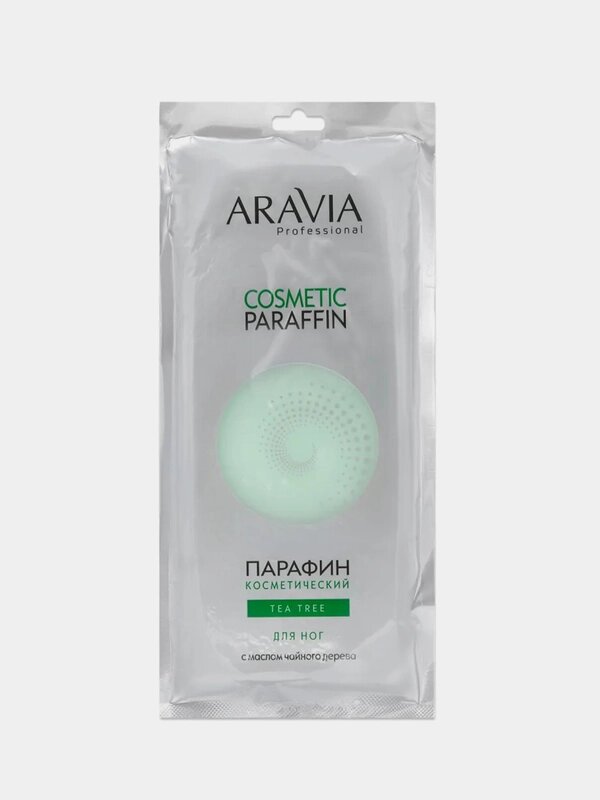 Парафин для ног косметический ARAVIA "Чайное дерево", с маслом чайного дерева, 500 г