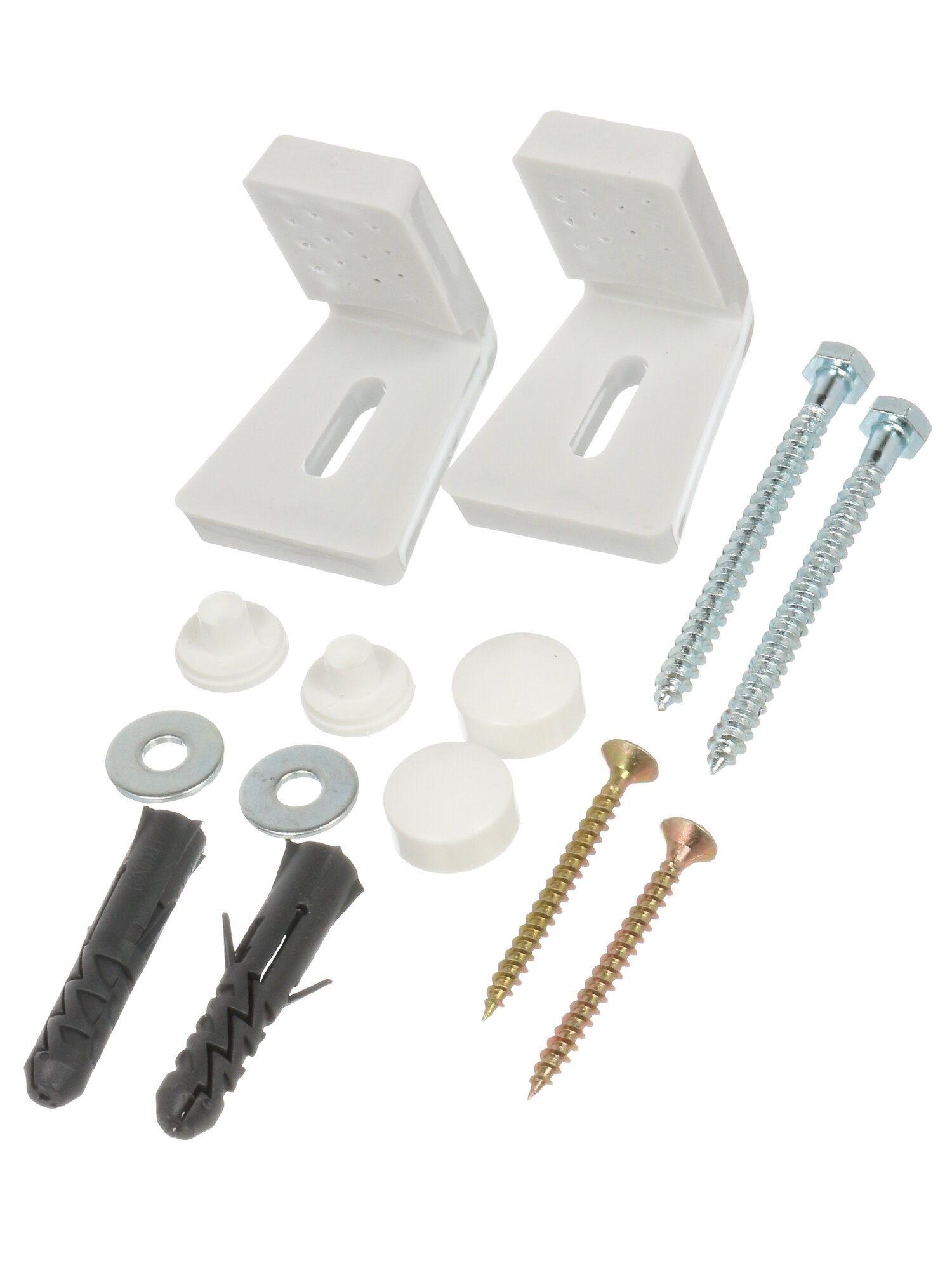 Внутренний крепеж для унитаза и биде, в фирменном пакете с подвесом, СантехКреп, 1.2.4.