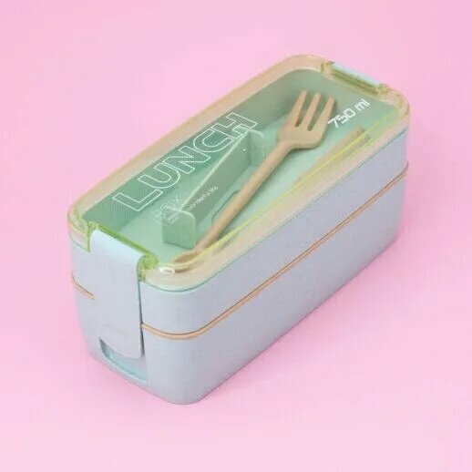 Ланч-Бокс ILikeGift "Convenient", 750мл, 2 яруса, герметичный, пищевой пластик