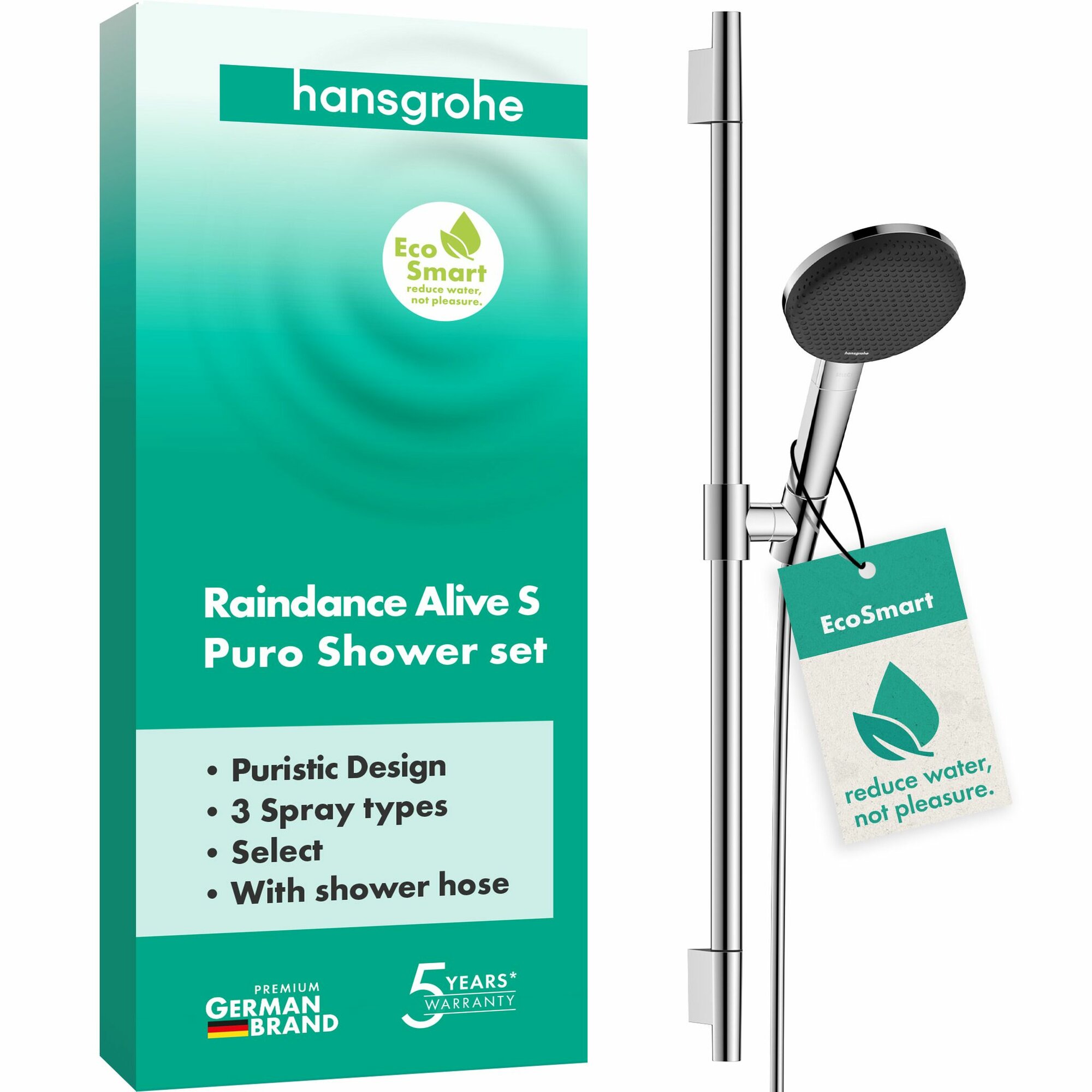 Душевой комплект hansgrohe Raindance Alive Select S хром 24602000