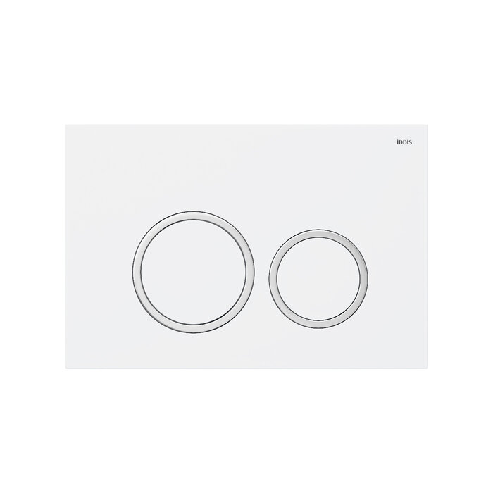 Клавиша смыва Iddis Unifix UNI03WCi77 белая матовая