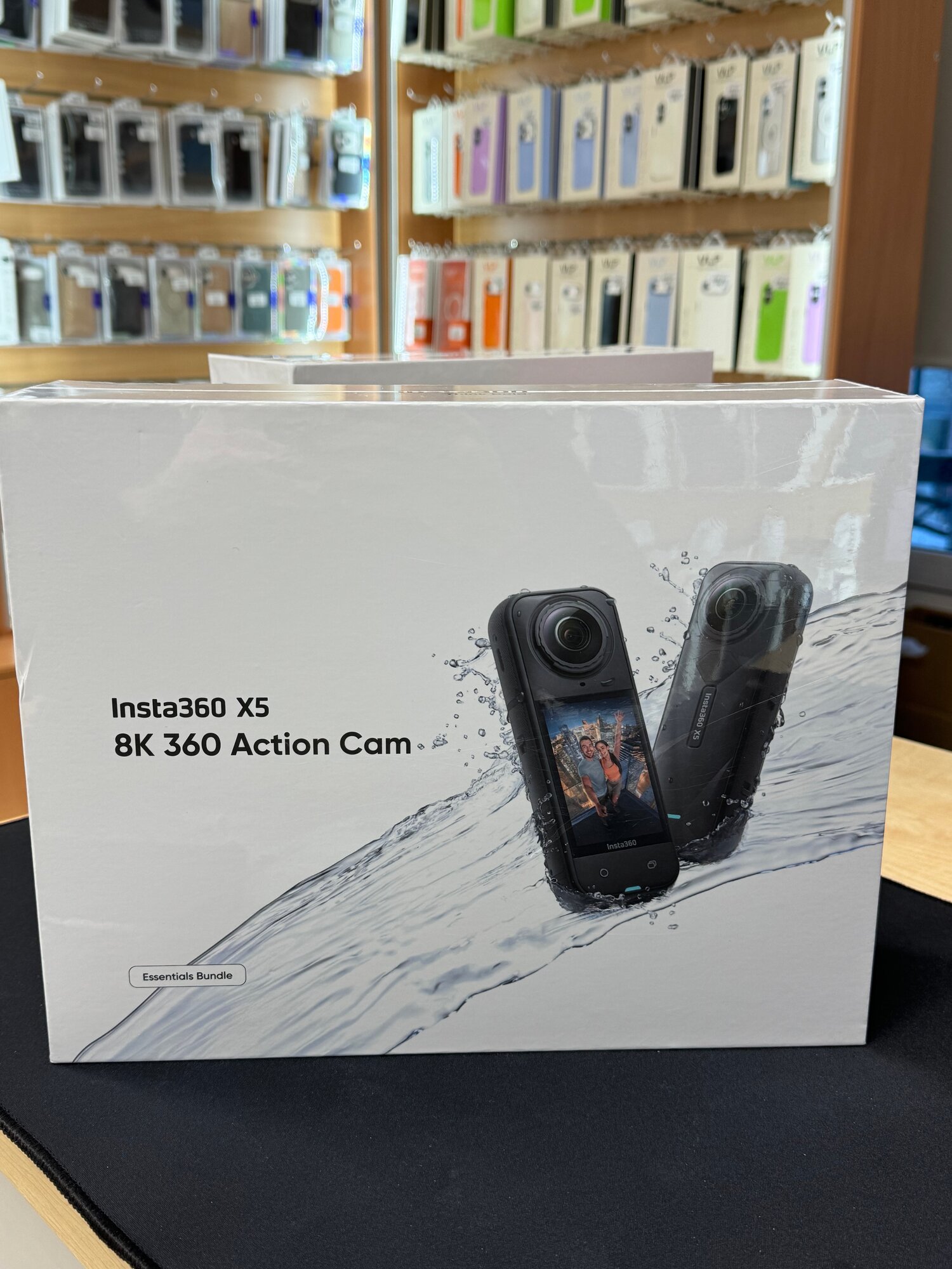 Экшн-камера Insta360 X4 – 8K, водонепроницаемая, 360°, широкоугольная съемка, 4K видео, черная