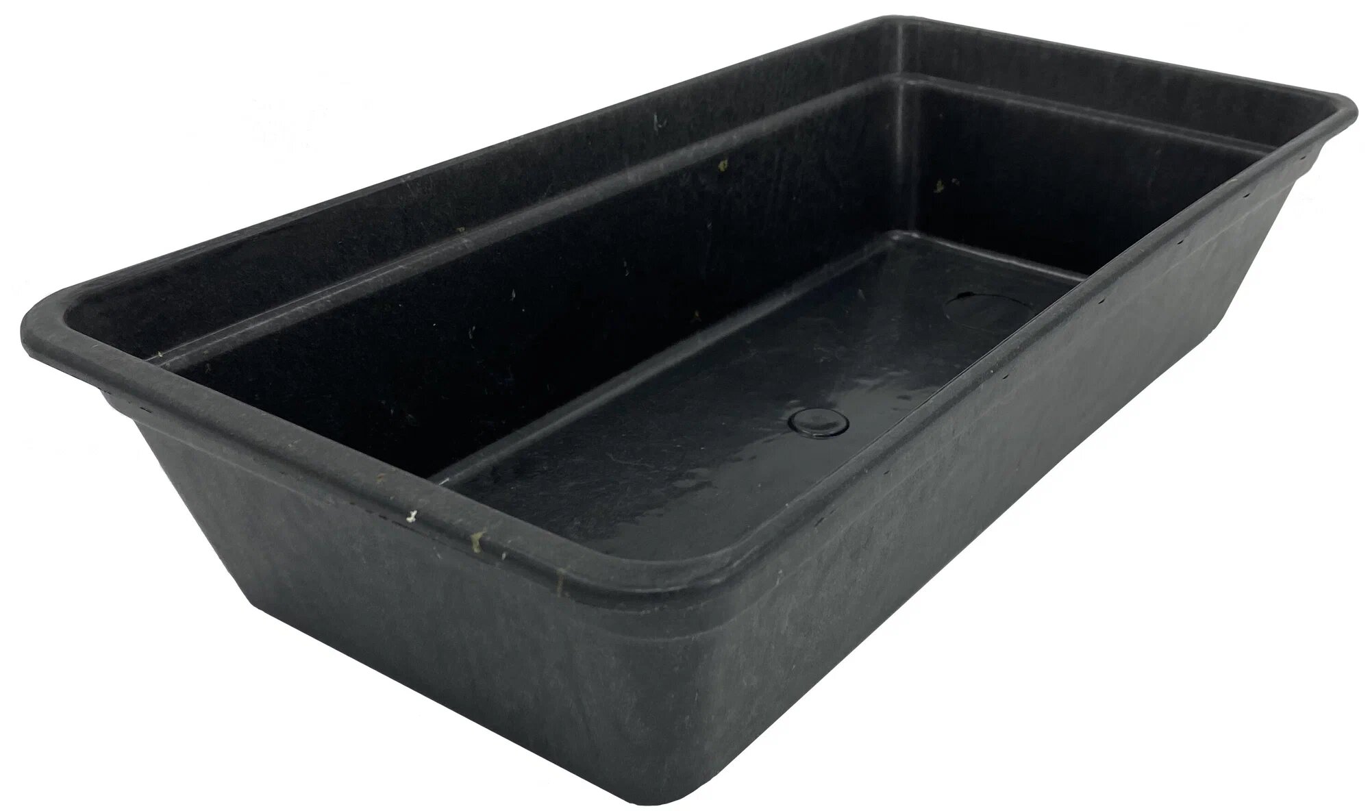 Контейнер для рассады, длинный, черный, пластиковый, 45х20х10 см