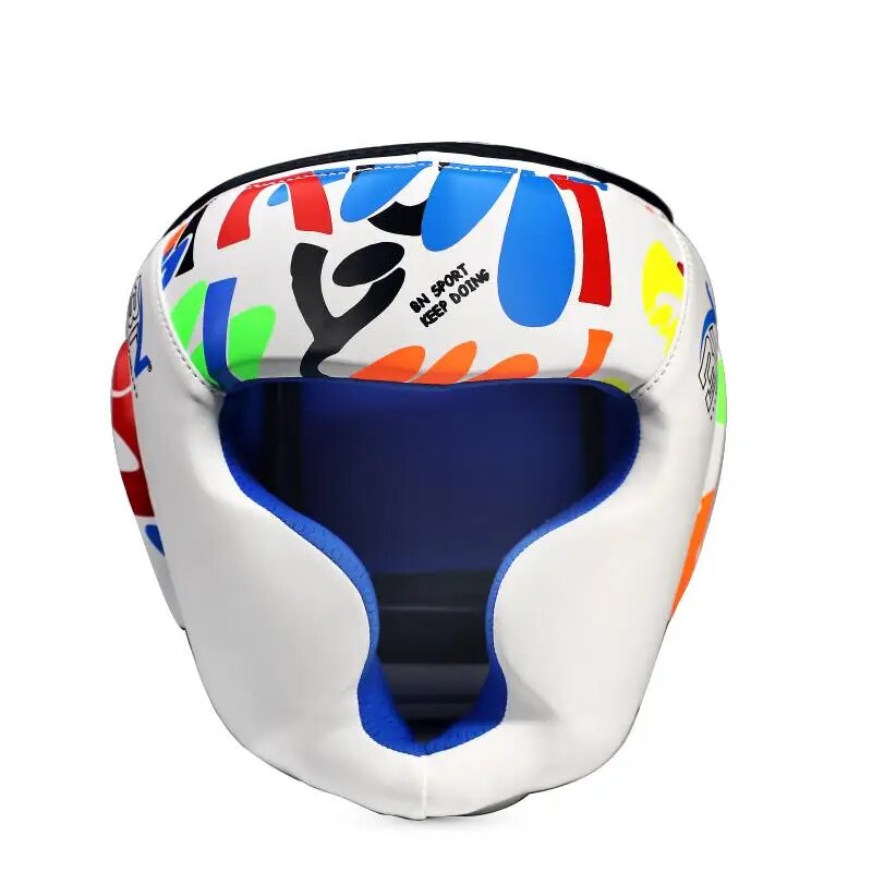 Детский боксерский шлем BN FIGHT S/M Белый, S 48-53cm, белый