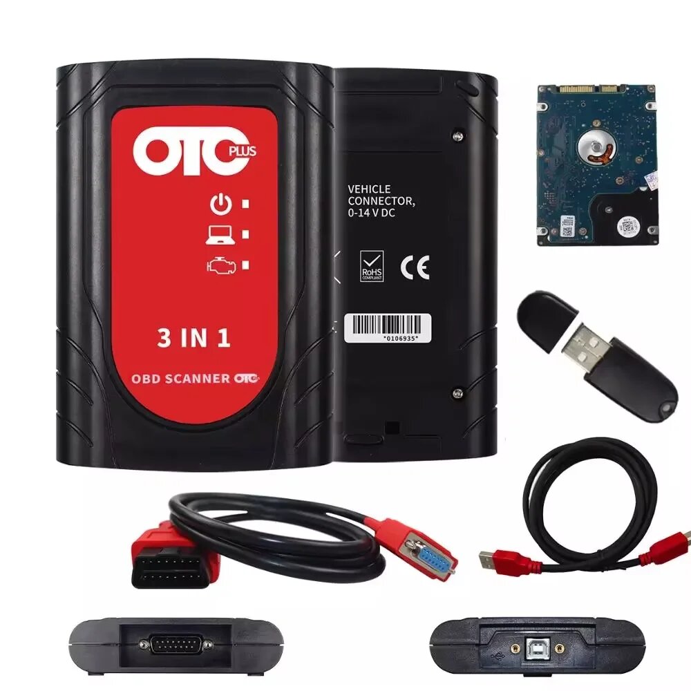 OTC Plus 3 в 1 OBD сканер с HDD для Toyota/Nissan