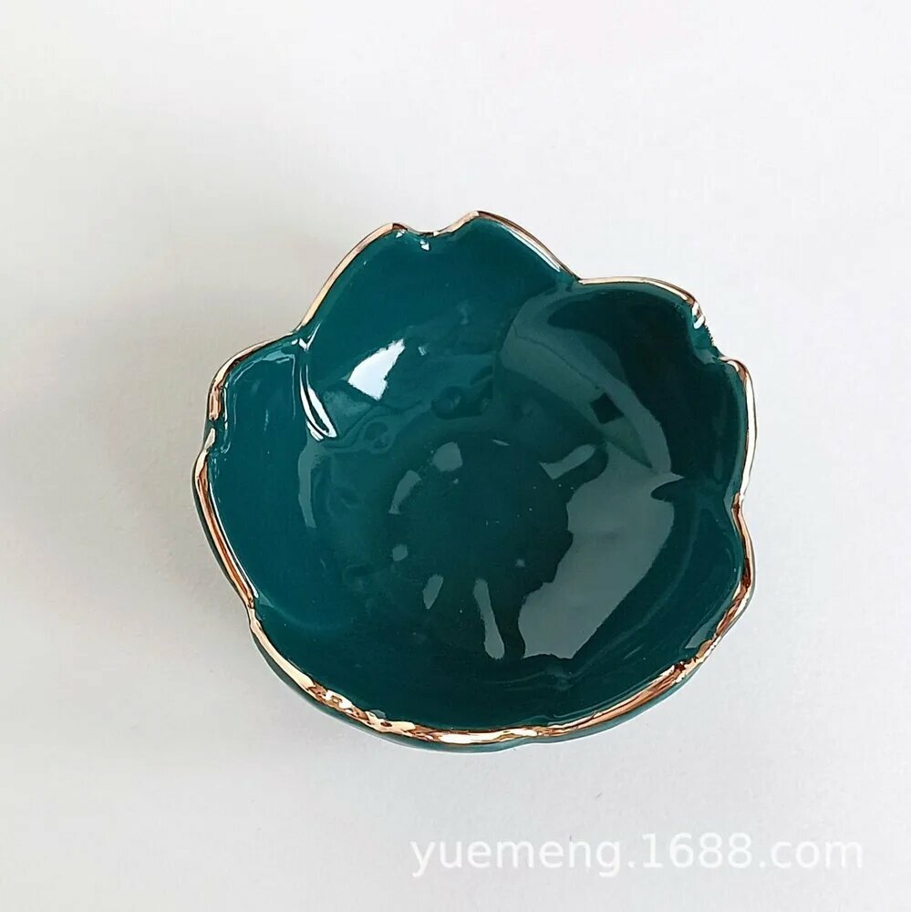 Блюдце 7.3 см 1 шт темно-зеленый