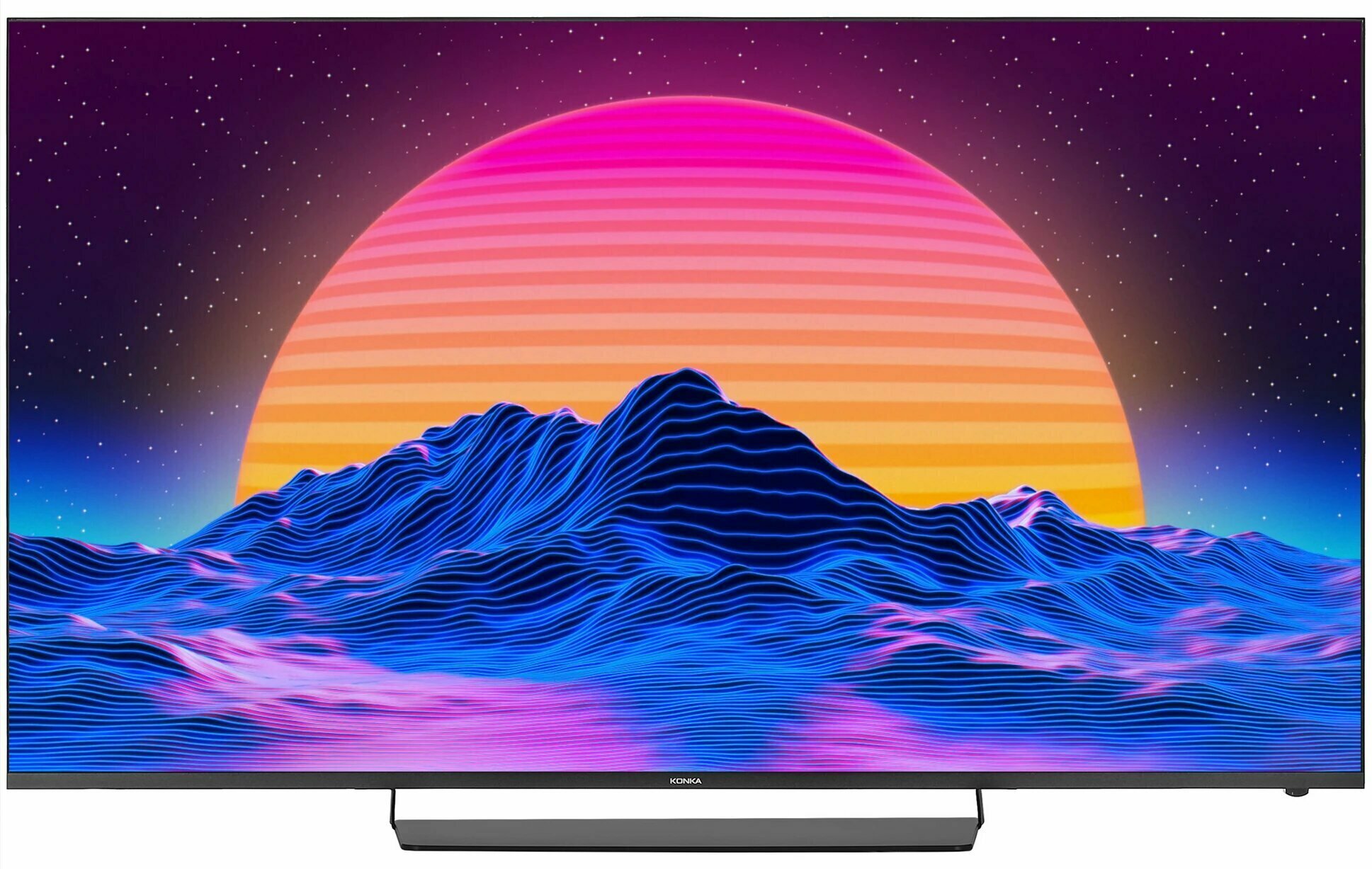 65" (165 см) Телевизор Konka Q65, черный (Direct LED, QLED, 4K UltraHD, Wi-Fi, 60 Гц, webOS)