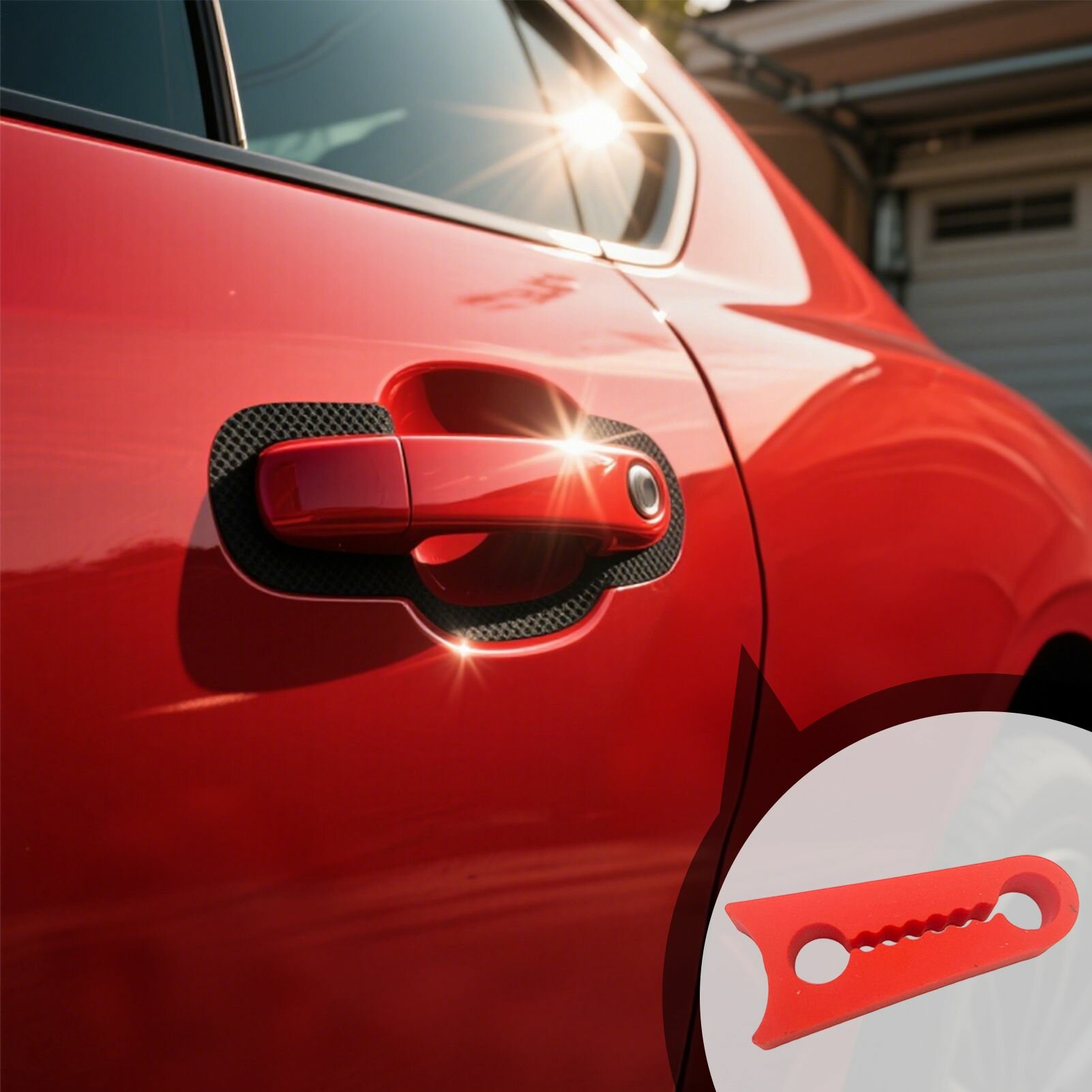 Автомобильный силиконовый протектор бампера , Демпфер замка двери автомобиля